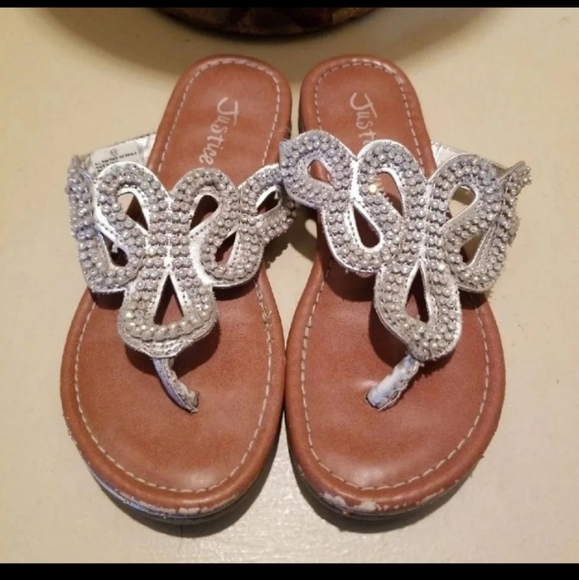 Justice | Shoes | Justice Embellished Sandals | Poshmark